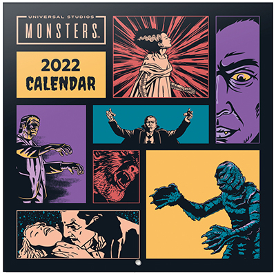 Zidni kalendar 2022 - Universal Studio Monsters, 30x30 cm