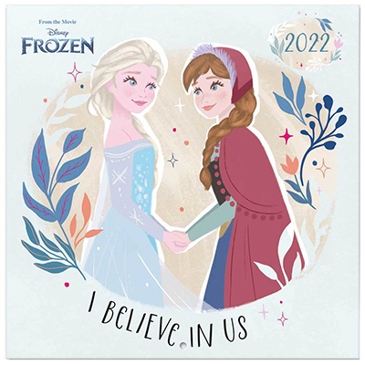 Zidni kalendar 2022 - Disney, Frozen, 30x30 cm