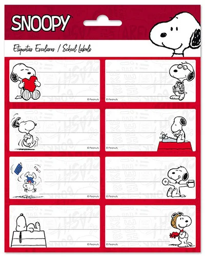 Nalepnice set 8 - Snoopy