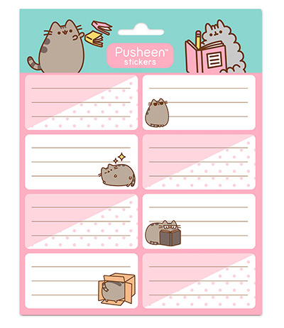 Nalepnice set 8 - Pusheen, Rose, Collection