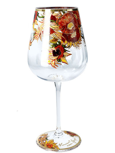 Čaša za vino - Van Gogh, Sunflowers