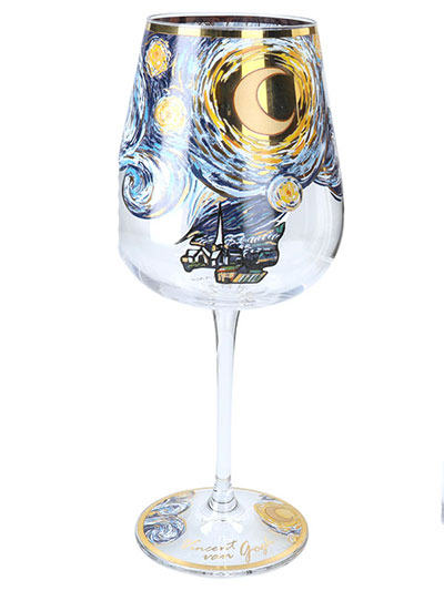 Čaša za vino - Van Gogh, The Starry Night