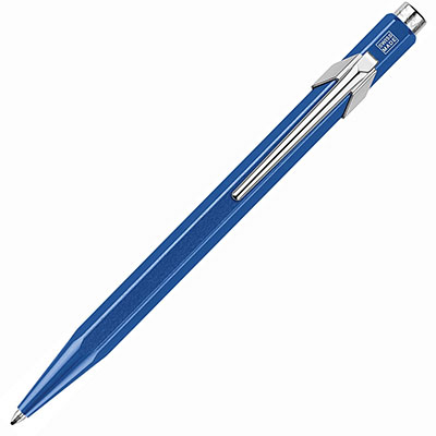 Caran d'Ache 849 Ballpoint Pen, Popline Metal-X, Blue