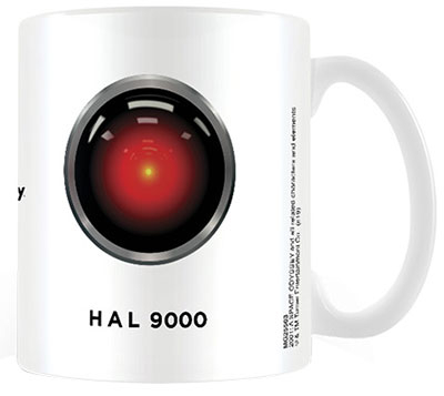 Šolja - 2001, A Space Odyssey, Hal 9000, White