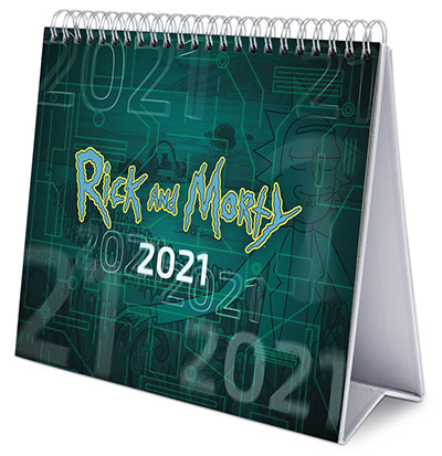 Stoni kalendar Deluxe 2021 - Rick & Morty