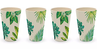 Čaše Tumbler Bamboo, set od 4 - Jungle