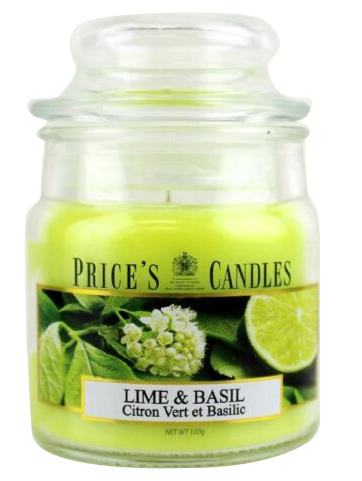 Mirišljava sveća u tegli - Lime & Basil, S