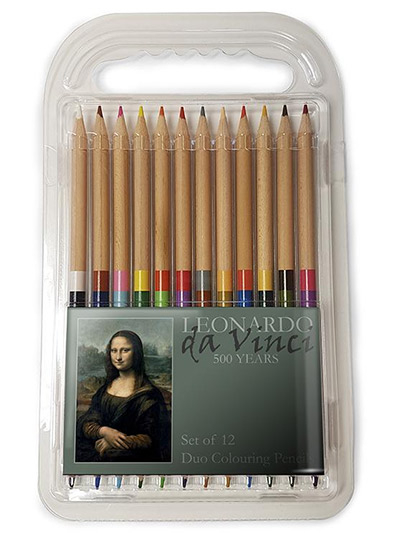 Set drvenih olovaka - Da Vinci, Mona Lisa