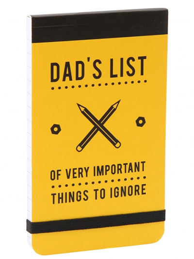Notes - Dad's List To Ignore