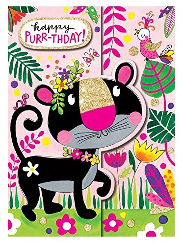 Čestitka - Happy Purr-thday, Panther