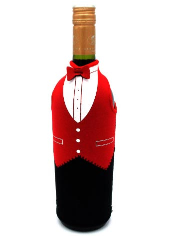 Futrola za flašu - Butler, Red, Black