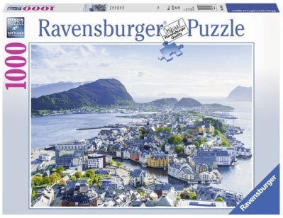 Ravensburger puzzle (slagalice) - Pogled na Alesund