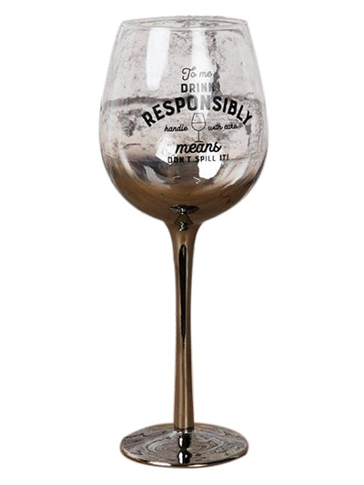 Čaša za vino - Brewmaster, Drink Responsibily