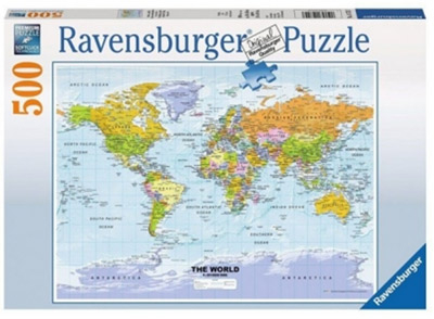 Ravensburger puzzle - Mapa Sveta