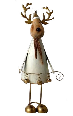 Novogodišnja figura - Reindeer with Bells, L