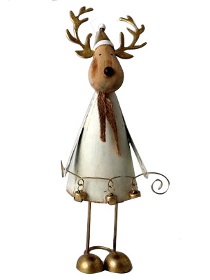 Novogodišnja figura - Reindeer with Bells, S