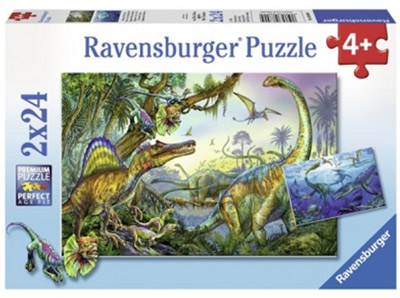 Ravensburger puzzle (slagalice) - Dinosaurusi pored vode i u vodi