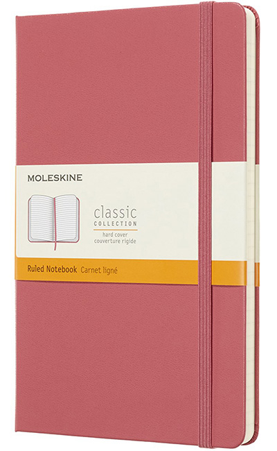 Moleskine Daisy Pink Notebook Large Ruled Hard