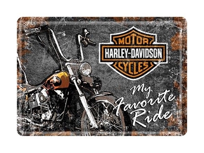 Razglednica - Harley davidson my favourite ride