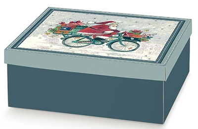 Kutija Santa's On Bike