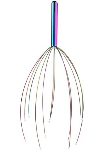 Iridescent, head massager