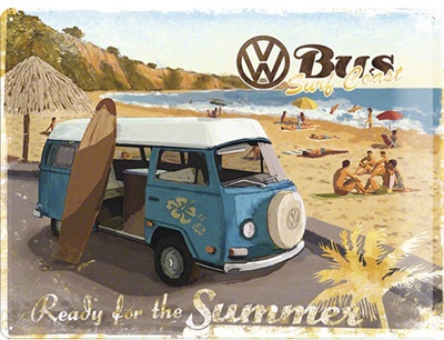 Znak, 30x40 VW Bulli Summer