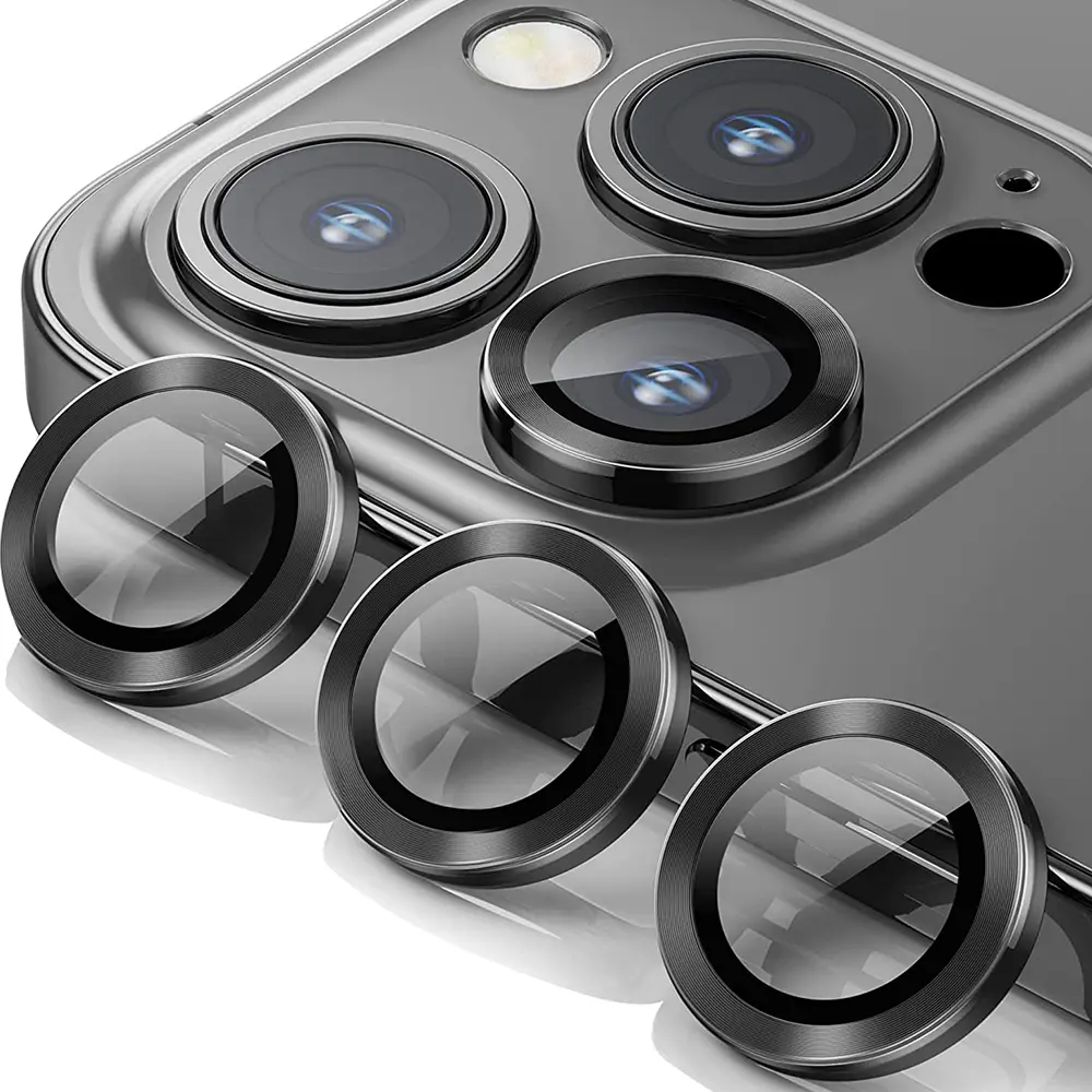 Zaštita za kameru RING za Iphone 14 Pro/14 Pro Max crna