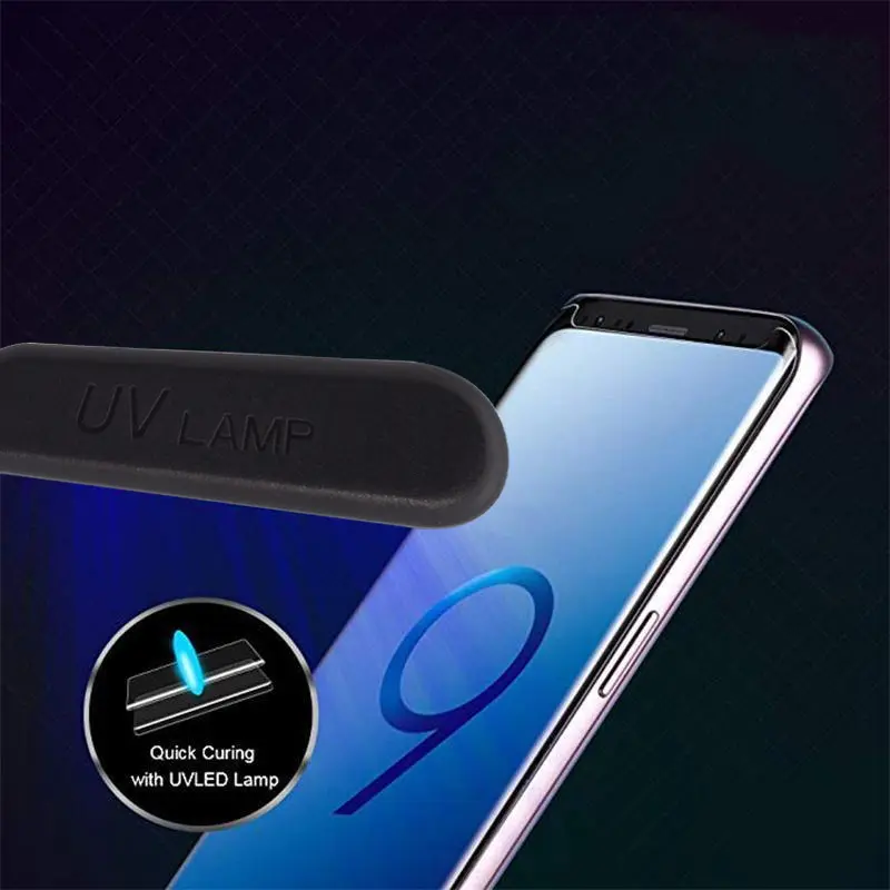 Zaštitno staklo UV Glue Full Cover+ lampa za Samsung S9 Plus/ G965