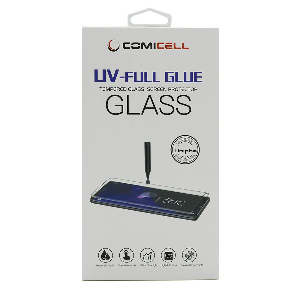 COMICELL Folija za zaštitu ekrana GLASS 3D MINI UV-FULL GLUE za Samsung S921B Galaxy S24 5G (sa UV lampom)