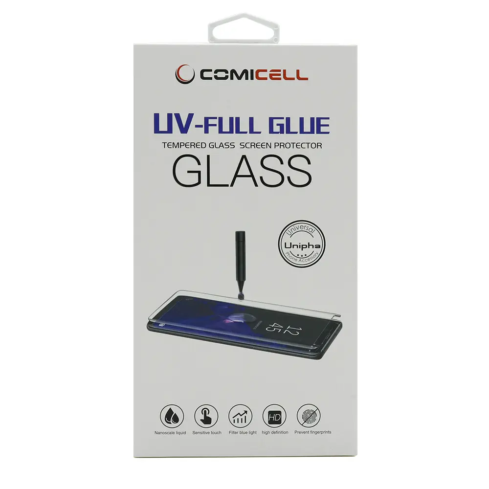 COMICELL Folija za zaštitu ekrana GLASS 3D MINI UV-FULL GLUE za Samsung S918B Galaxy S23 Ultra (sa UV lampom)