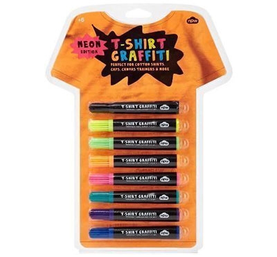 Set neon flomastera za crtanje po tkanini - Graffiti Pens