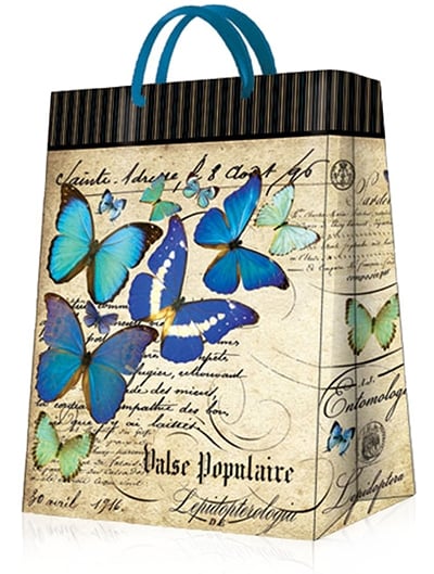 Ukrasna kesa za poklone, Blue Butterflies