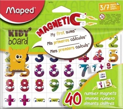 Maped magneti, Brojevi