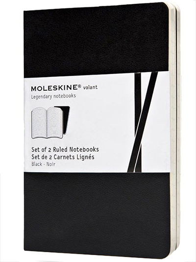 Moleskine - Set of 2 Notebooks, Black