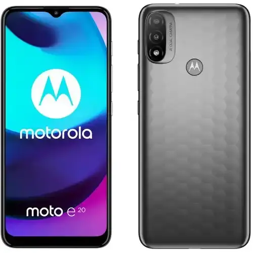 MOTOROLA Mobilni telefon e20 2/32 sivi