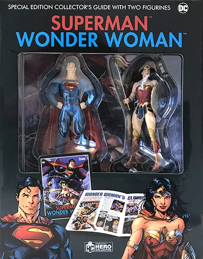 Superman and Wonder Woman Plus Collectibles