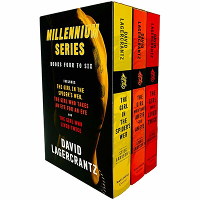 Millennium series 3 Books Collection Box Set by David Lagercrantz