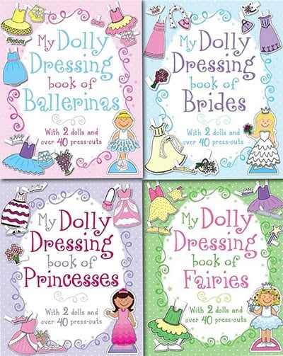 My Dolly Dressing Books Collection 4 Books Set