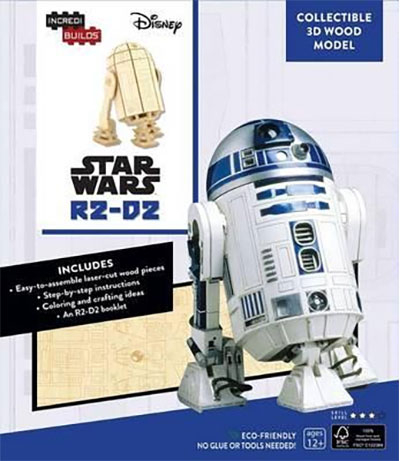 IncrediBuilds Star Wars: R2-D2 3D Wood Model