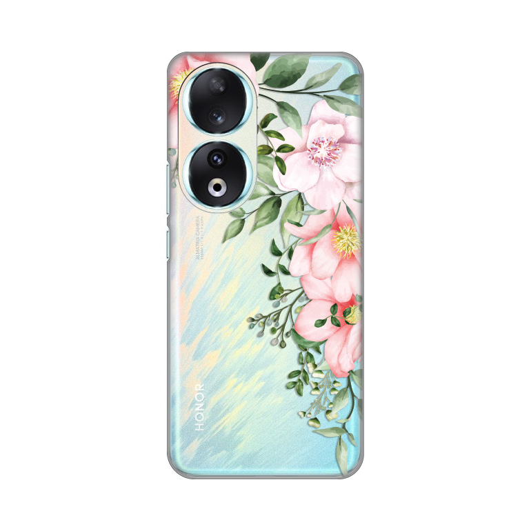 Maska Silikonska Print Skin za Honor 90 Gentle Rose Pattern