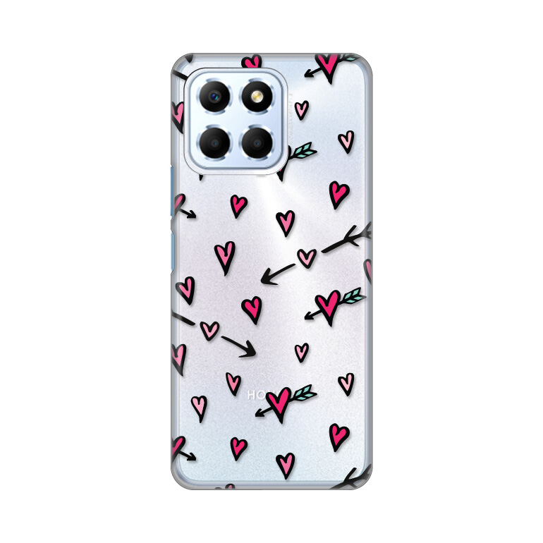 Maska Silikonska Print Skin za Honor X6 Heart Pattern