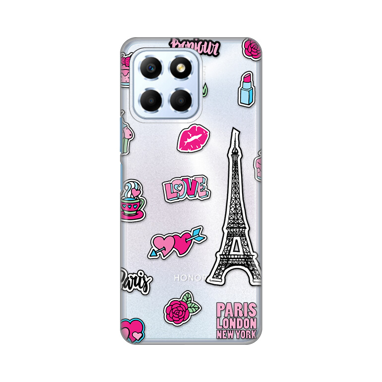 Maska Silikonska Print Skin za Honor X6 Love Paris