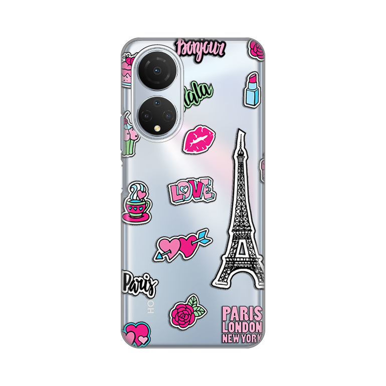 Maska Silikonska Print Skin za Honor X7 Love Paris