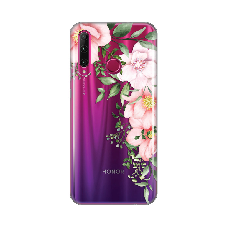 Maska Silikonska Print Skin za Huawei Honor 20 Lite/Honor 20e Gentle Rose Pattern