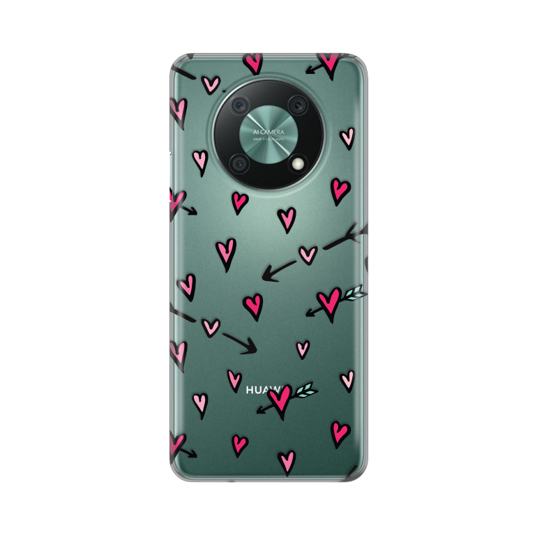 Maska Silikonska Print Skin za Huawei Nova Y90 Heart Pattern