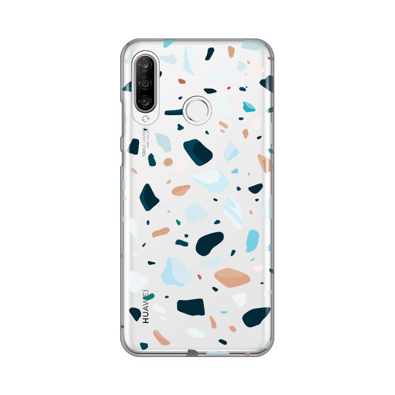 Maska Silikonska Print Skin za Huawei P30 Lite Terazzo Pattern