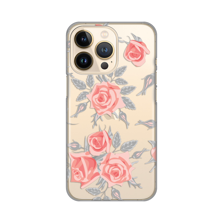 Maska Silikonska Print Skin za iPhone 13 Pro 6.1 Elegant Roses