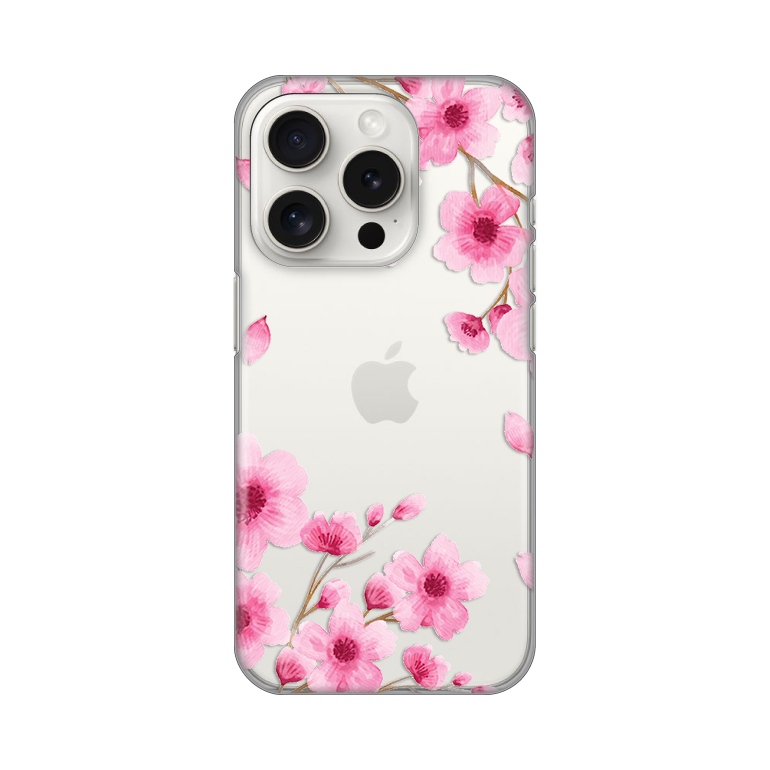 Maska Silikonska Print Skin za iPhone 15 Pro 6.1 Rose flowers