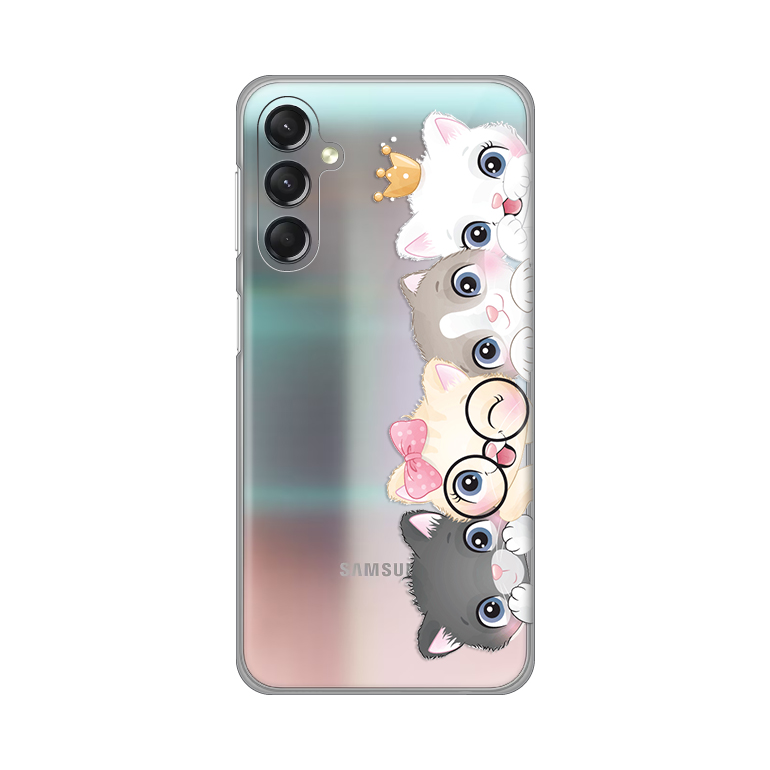 Maska Silikonska Print Skin za Samsung A245F Galaxy A24 4G Cats