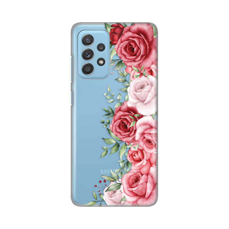 Maska Silikonska Print Skin za Samsung A525F/A526B/A528B Galaxy A52 4G/A52 5G/A52s 5G Wild Roses